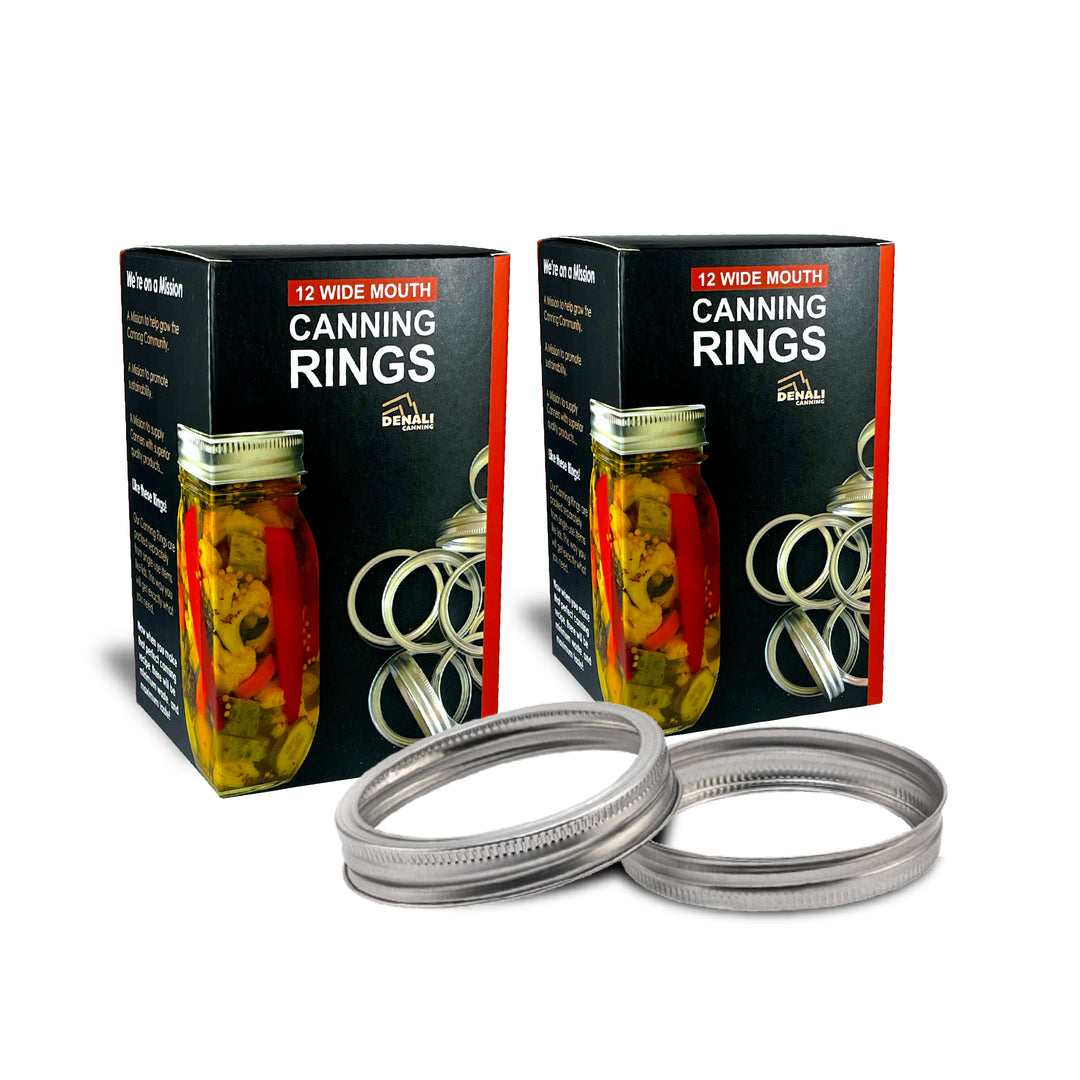 Buy Denali 24 Pack Rings for Wide Mouth Canning Jars – Denali Canning