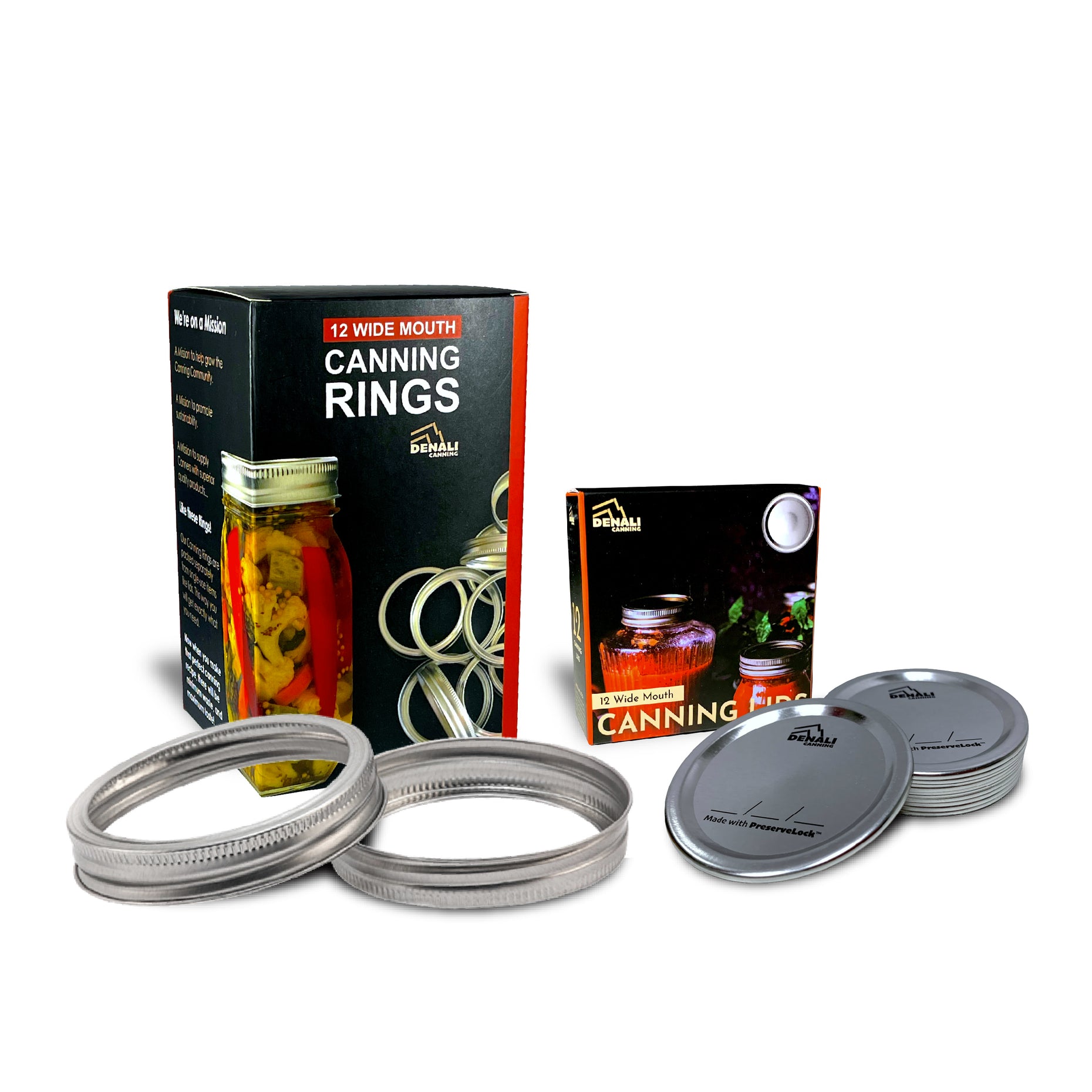 Wide Mouth Lids | Preserve Lock Seals | Secure Your Freshness – Denali ...